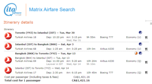 Matrix: the most powerful tool to find cheap airline tickets